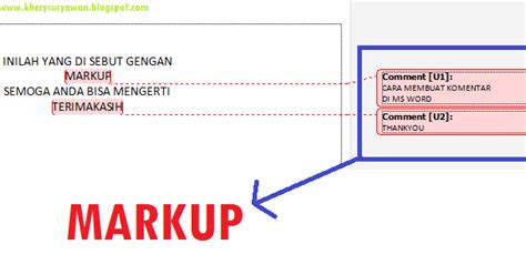 FUNGSI MARKUP PADA MICROSOFT WORD Kherysuryawan Id