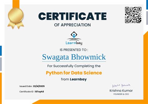 python datascience machinelearning ibm learnbay certificate careertransition upskilling