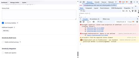 Save And Apply Button Missing Under Mange Jenkinssystem Ask A Question Jenkins