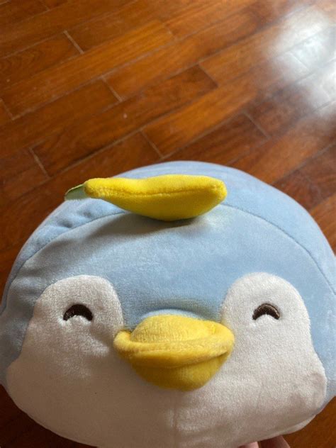 Miniso Lying Penguin Plush Toy Banana Hobbies And Toys Toys And Games