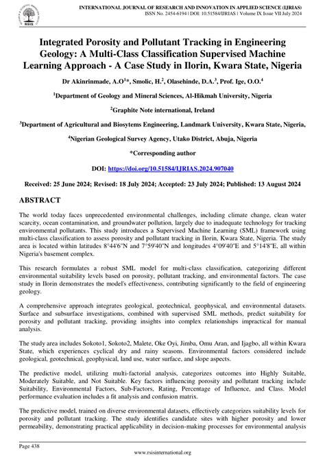 pdf integrated porosity and pollutant tracking in engineering geology