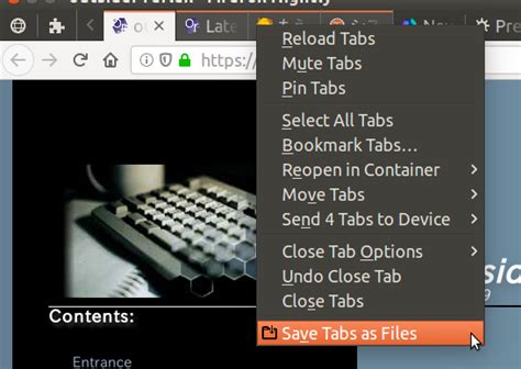 Github Piroorsave Selected Tabs To Files Provides Ability To Save