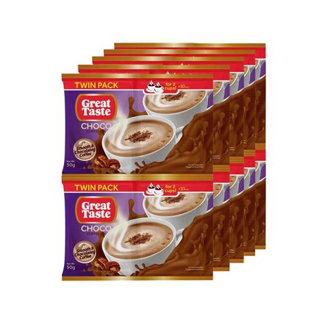 Great Taste Choco Coffee Mix Twin Pack 10 S Shopee Philippines