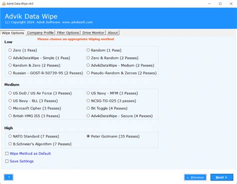 Data Wipe Tool Software To Erase Data Permanently