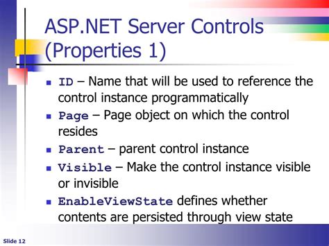 PPT Asp NET Core Server Controls PowerPoint Presentation Free Download ID 5263348