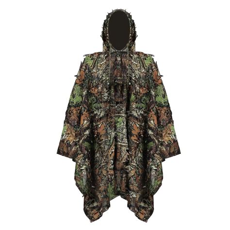 Proberos® Ghillie Suit 3d Camouflage Hunting Apparel 3d Leaf Woodland