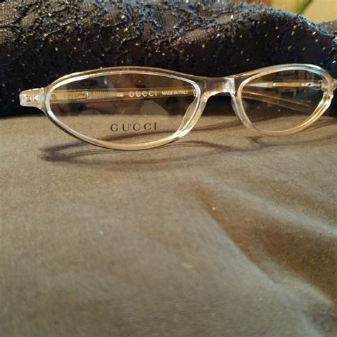 Authentic Gucci Crystal Clear Eyeglass Frames