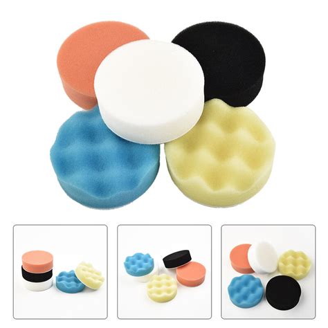 연마 스폰지 패드 디스크 자동차 청소 왁싱 도구 덴트 수리 도구 자동차 부품 50 개 3 인치 75mm 직경