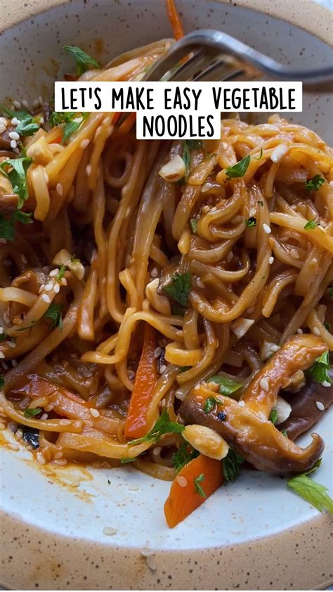 Easy Vegetable Noodles Artofit