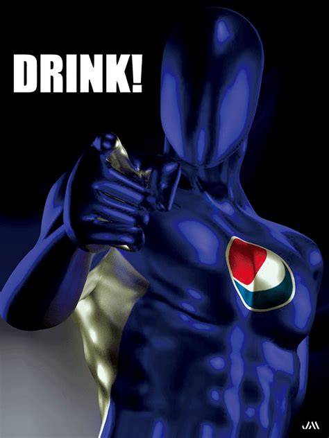 Pepsi Man 3d Poster Designjm