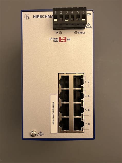 Hirschmann Rs20 Rs20 0800t1t1sdauhh 8 Port Fast Ethernet Switch 18 30vac 60vdc Ebay