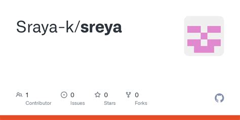 GitHub Sraya K Sreya