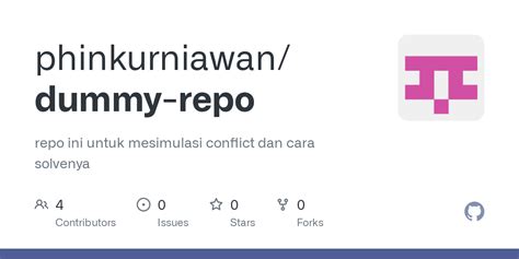 github phinkurniawan dummy repo repo ini untuk mesimulasi conflict