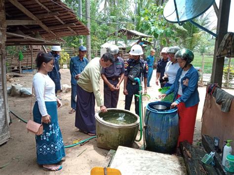 အ ထ က ရွှေသောင်ယံ စာသင်ကျောင်းနှင့် ရပ်ကွက်အတွင်း၌ သွေးလွန်တုပ်ကွေးရောဂါ ကာကွယ်နှိမ်နင်းရေး လုပ