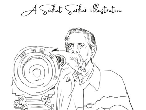 Satyajit Ray Sketch