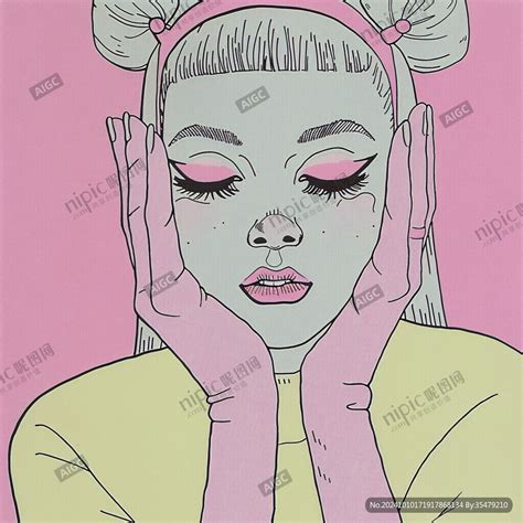 Ai创作图手绘粉色女孩 时尚美妆节日插画女孩 手绘俏皮女孩头像插画 粉色女孩插画 潮流插画美女人物插画 黑人女孩插画 手绘化妆女孩 韩国女性失量插画 网红潮流插画 女性杂志插画 女性杂志封面
