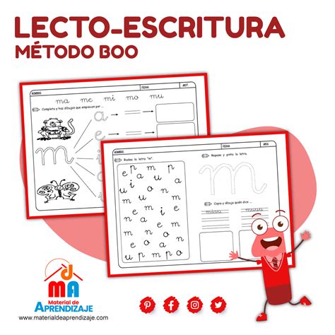 Lecto Escritura Método Boo” Material De Aprendizaje