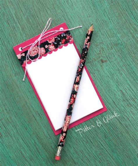 PitterAndGlink Mini Notepads A DIY Gift Idea