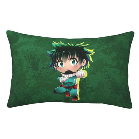 Izuku Midoriya My Hero Academia Pillowcase Cushion Pillow Covers With Hidden Zipper Pillow Case