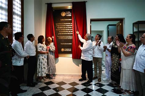 La historia de México se ha escrito en Veracruz AMLO inaugura Centro