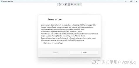 Winui Contentdialog