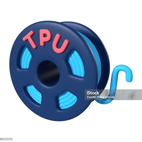 Tpu 필라멘트 스풀 3d 일러스트 아이콘 3d 프린팅 필라멘트에 대한 스톡 사진 및 기타 이미지 3d 프린팅 필라멘트 3차원 인쇄 3차원 형태 Istock
