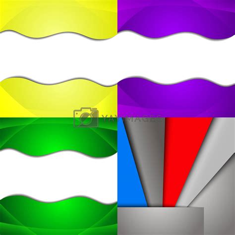 Colorful Abstract Backgrounds Winding In The Set Raster By Serhii