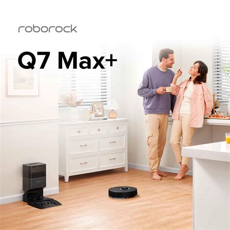 Робот-пылесос Roborock Q7 Max Plus White EU, со станцией самоочистки ...