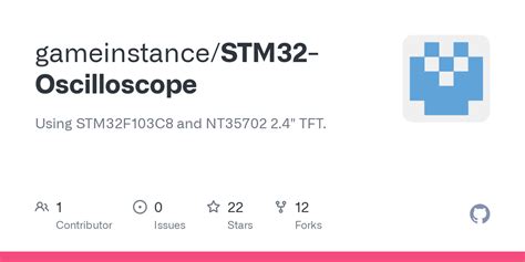 GitHub Gameinstance STM32 Oscilloscope Using STM32F103C8 And NT35702