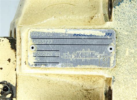 Krauss Maffei Proportional Control Valve 4wrap 6 W7 02 2024k4m 561 6