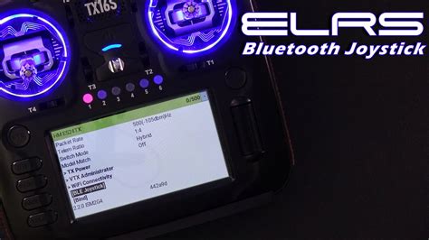 Expresslrs Bluetooth Joystick With Radiomaster Tx16s And Zorro Youtube