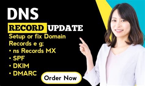 Setup Dns Domain Records Spf Dkim Dmarc For Email Inbox
