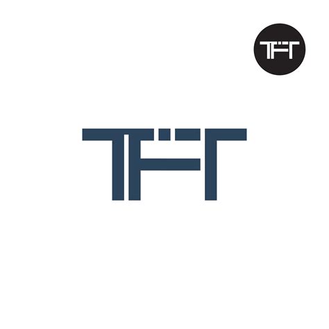 Letter Tft Monogram Logo Design 44771945 Vector Art At Vecteezy