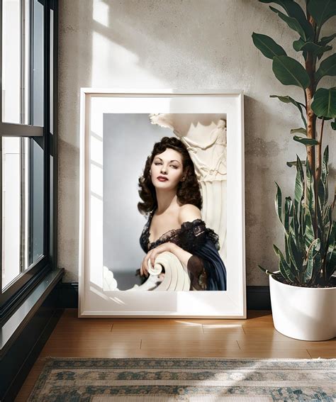 Yvonne De Carlo Studio Portrait C 1940s Color Multiple Sizes