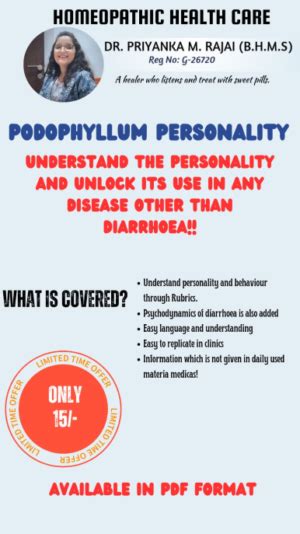 Podophyllum Personality Dr Priyanka Rajai