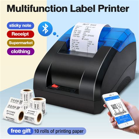 Bluetooth Portable Thermal Printer POS Printer Handheld Mm Receipt Printer Lazada PH