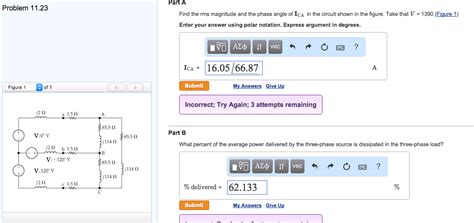 Solved Find The Rms Magnitude And The Phase Angle Of Ica In