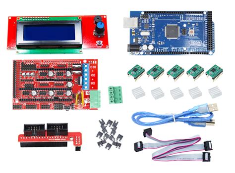 Cnc Kit Ramps Arduino Mega Displej Drivery A Techfun