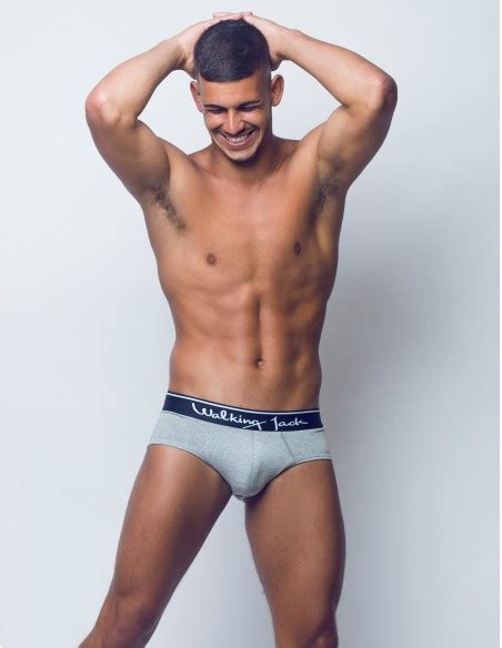 Walking Jack Ash Solid Briefs