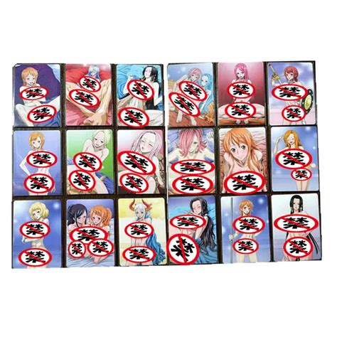18 Pcsset New Anime One Piece Nami Yamato Robin Empress Hancock Beauty Card Sexy Card Nude Card