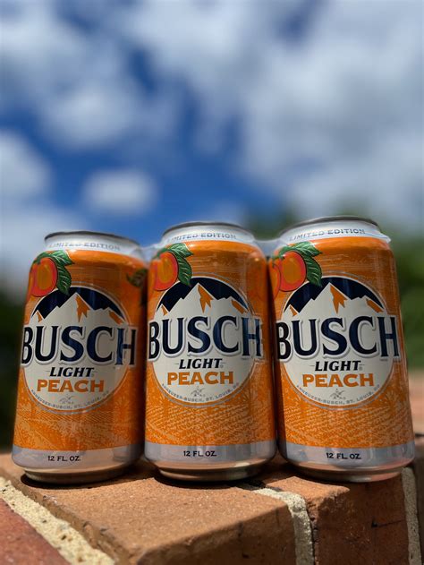 Busch Light Peach 6 Pack Dominion Wine And Beer Food Wine And