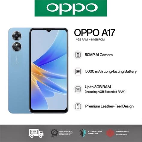 OPPO A GB RAM GB ROM MAH BATTERY Year Warranty By Oppo Malaysia Lazada