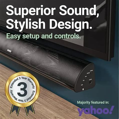 Купить Блютуз колонка для телевизора Majority 120W TV, Саундбар для ...