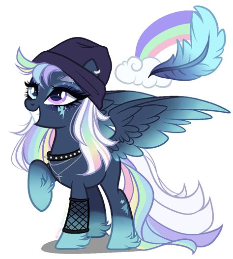 Next Gen Oc Adoptable Rainbow Dash X Night Glider By Gihhbloonde On