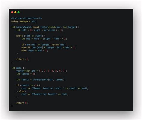 Vishnu Kumar On Linkedin Cplusplus Binarysearch Algorithms