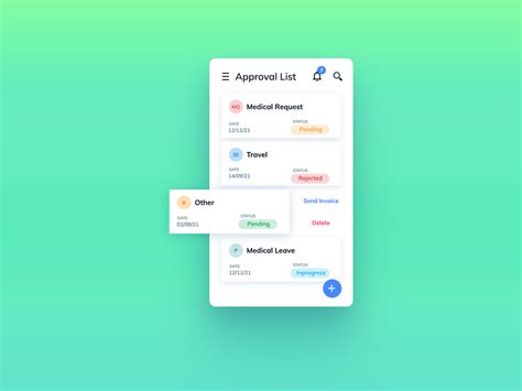 Approval And Meetings App Ui Inspired Concept Design On Behance