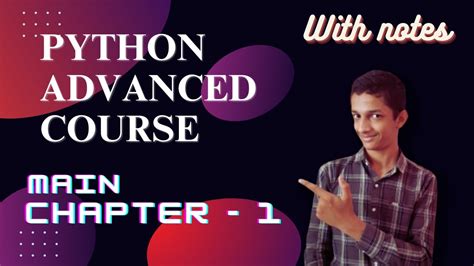 Python Programming Advanced Course Chapter Main Pythontutorial