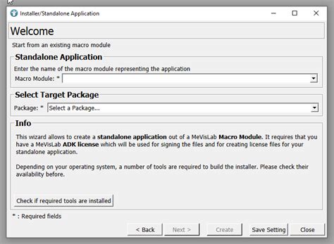 Step 5 Review Installer Creation