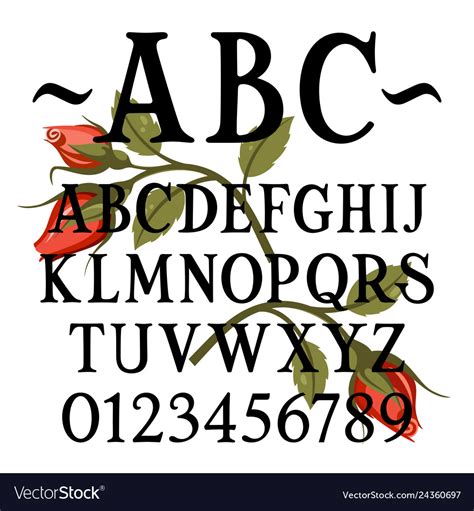 Handmade Sans Serif 001 Royalty Free Vector Image