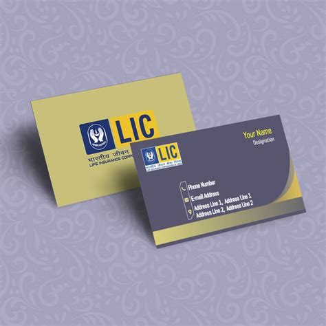 Top 100 Lic Agents Visiting Card Designs Artofit